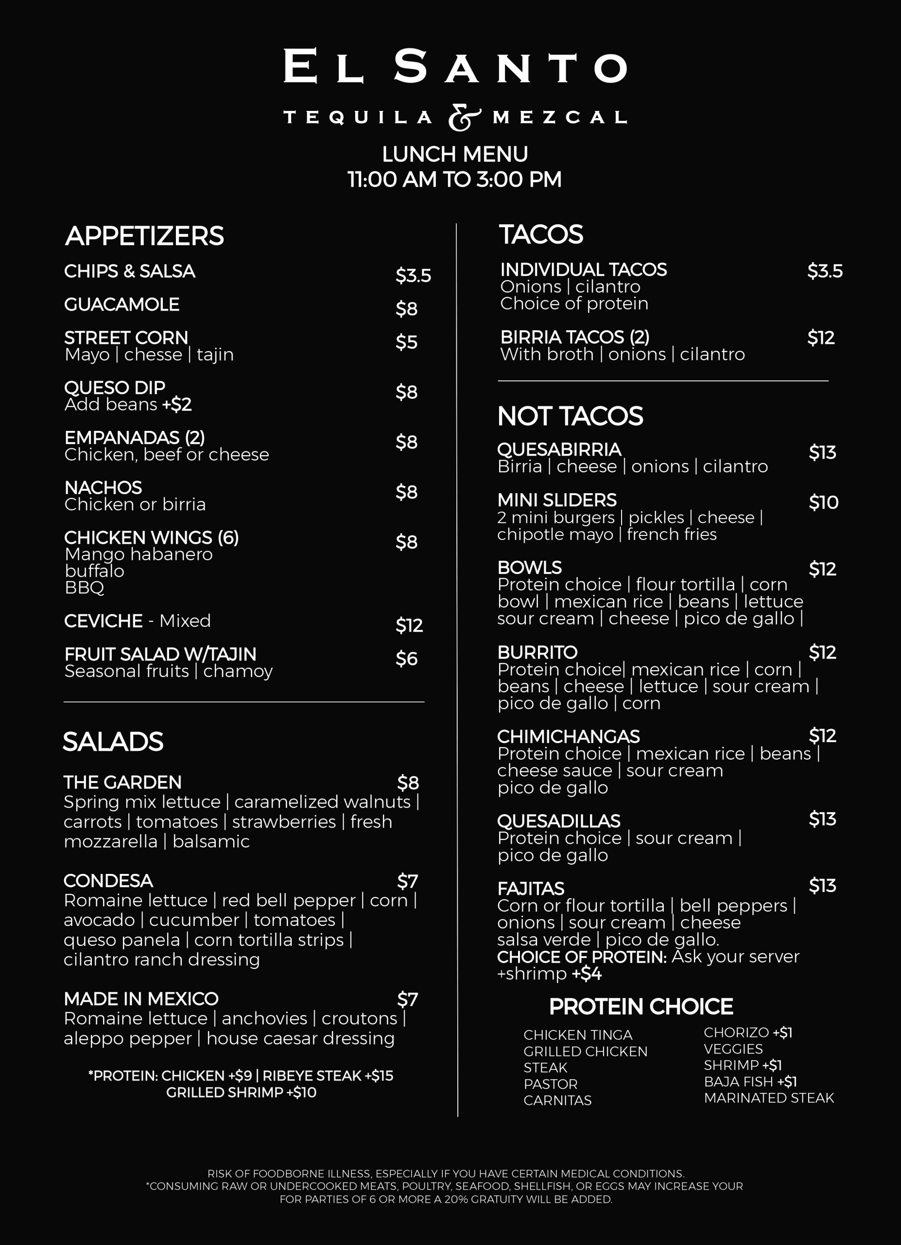 El Santo - El Santo West Hartford | Upscale Mexico City Inspired Cusine ...