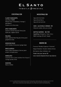 El Santo - El Santo West Hartford | Upscale Mexico City Inspired Cusine ...